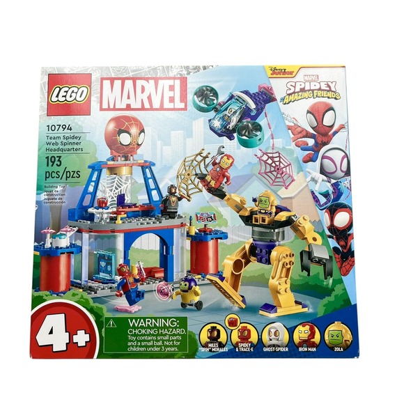 Lego | Toys | Lego Marvel Team Spidey Web Spinner Headquarters Set 794 ...